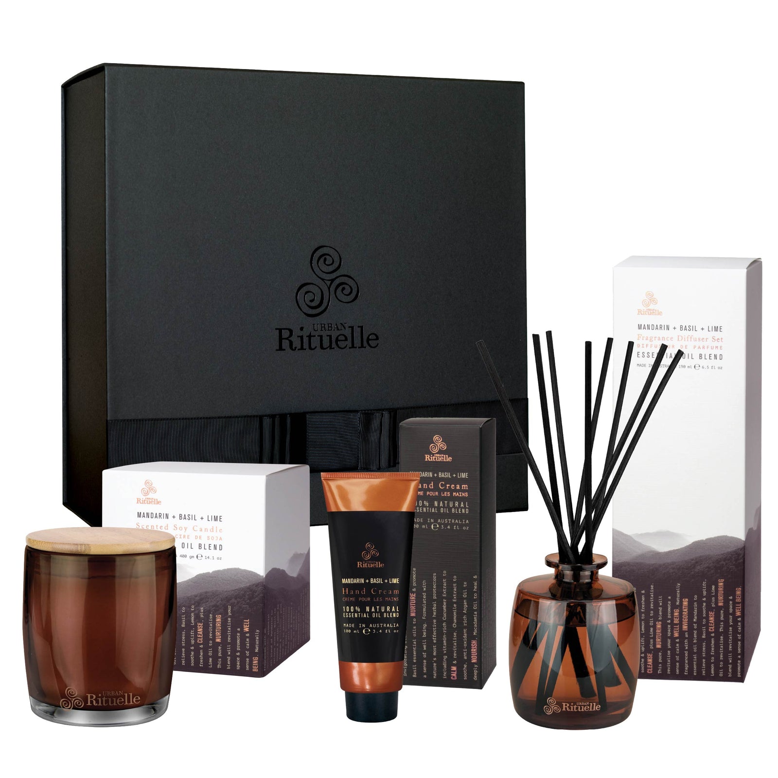 Mandarin, Basil & Lime Nurturing Gift Set