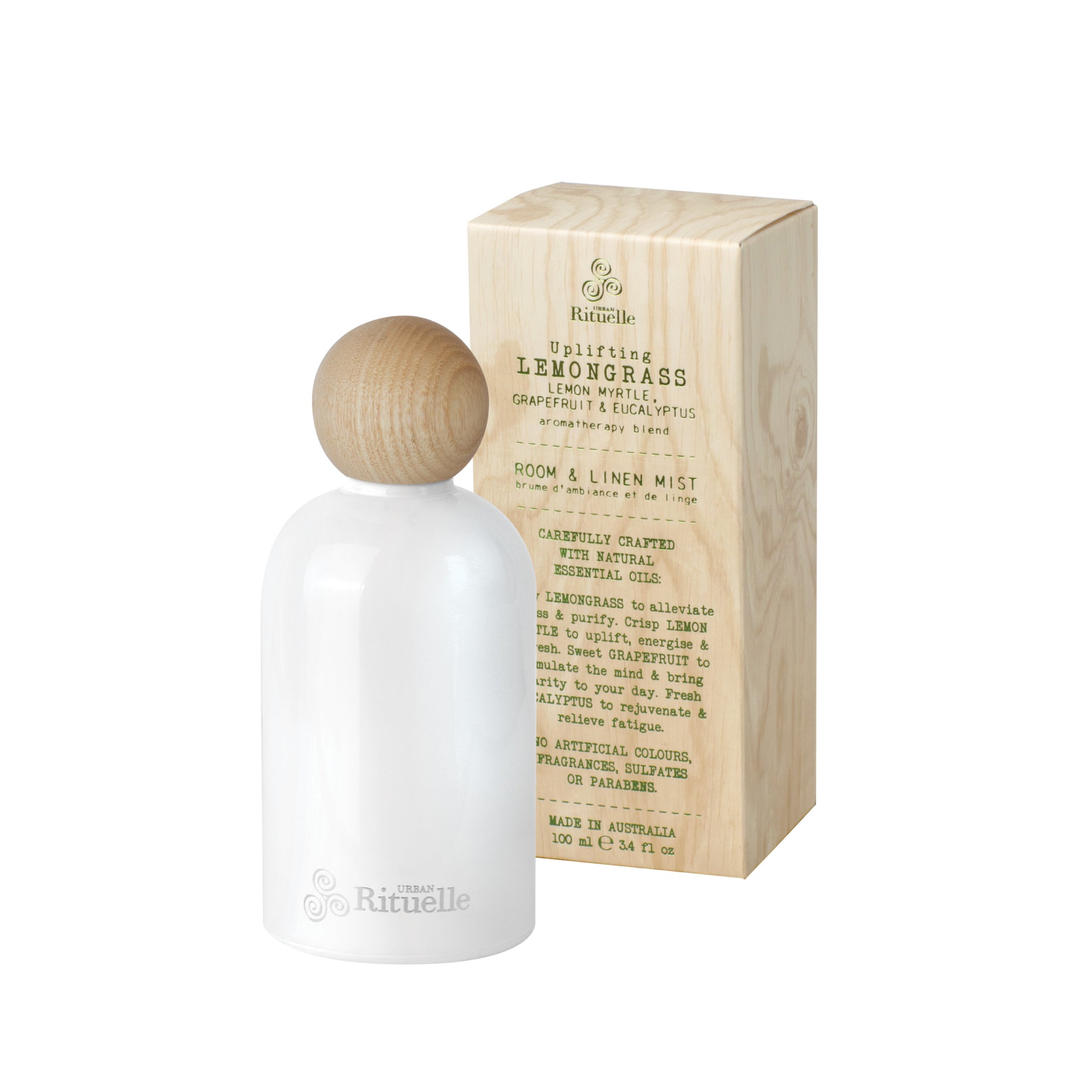 Lemongrass Room & Linen Mist - Flourish Organics - Urban Rituelle